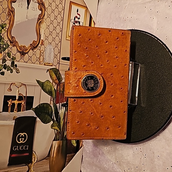 Dooney & Bourke | Bags | Dooneybourke Ostrich Leather Wallet | Poshmark